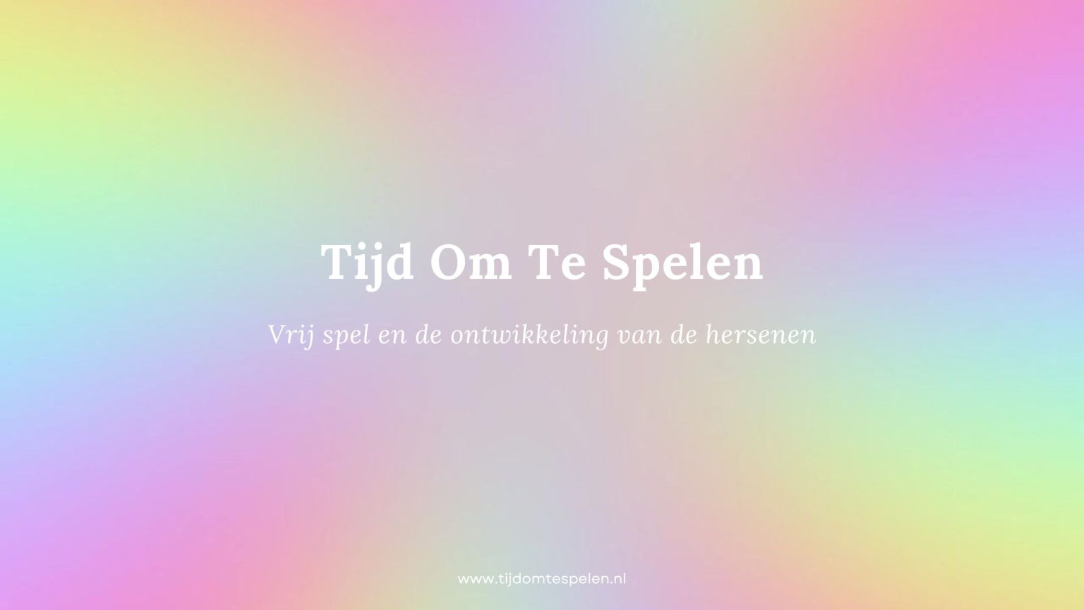 Waarom is vrij spel essentieel voor de hersenen? - Tijd Om Te Spelen